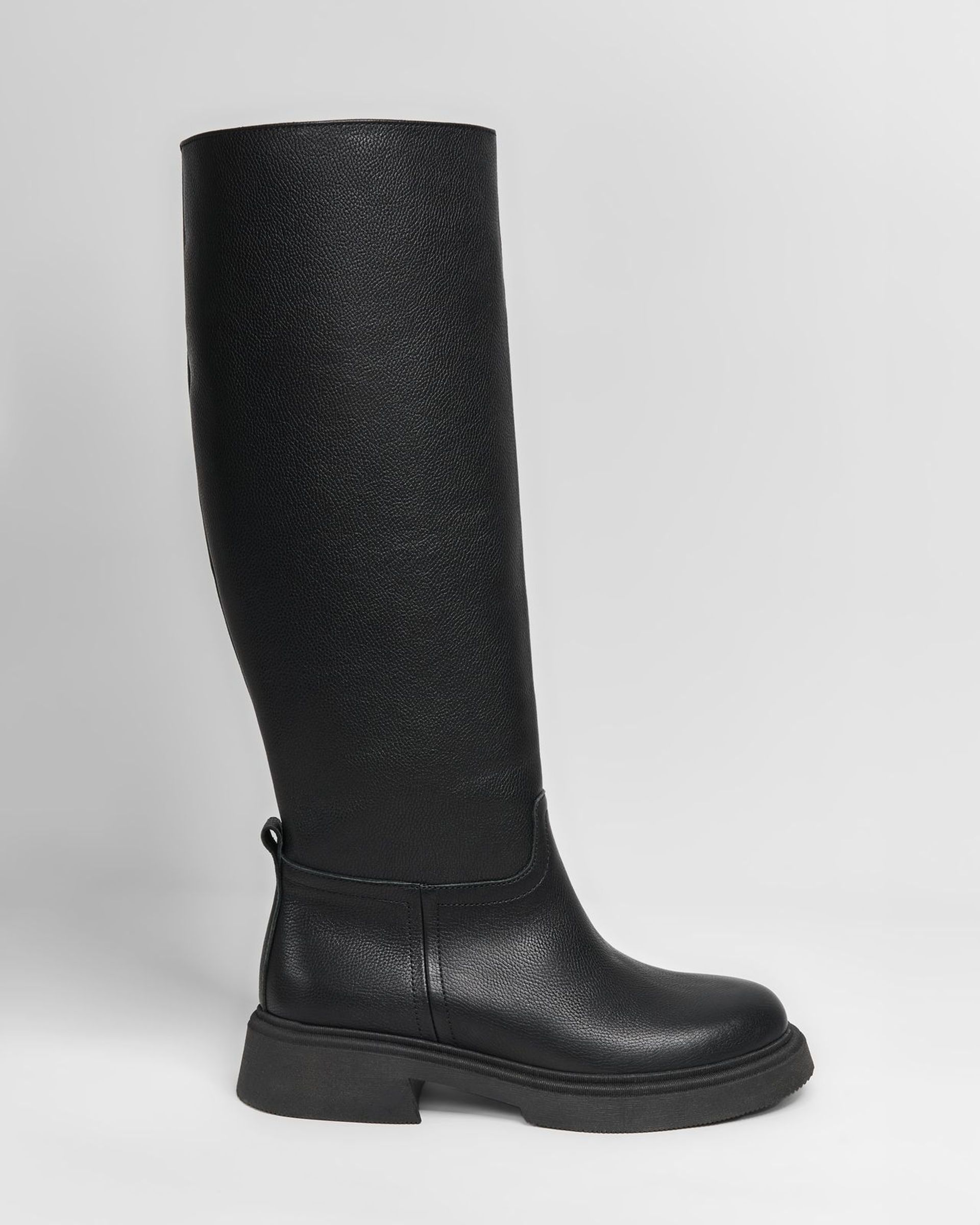 Leather Ankle Boots THÈA - Black | COOSH