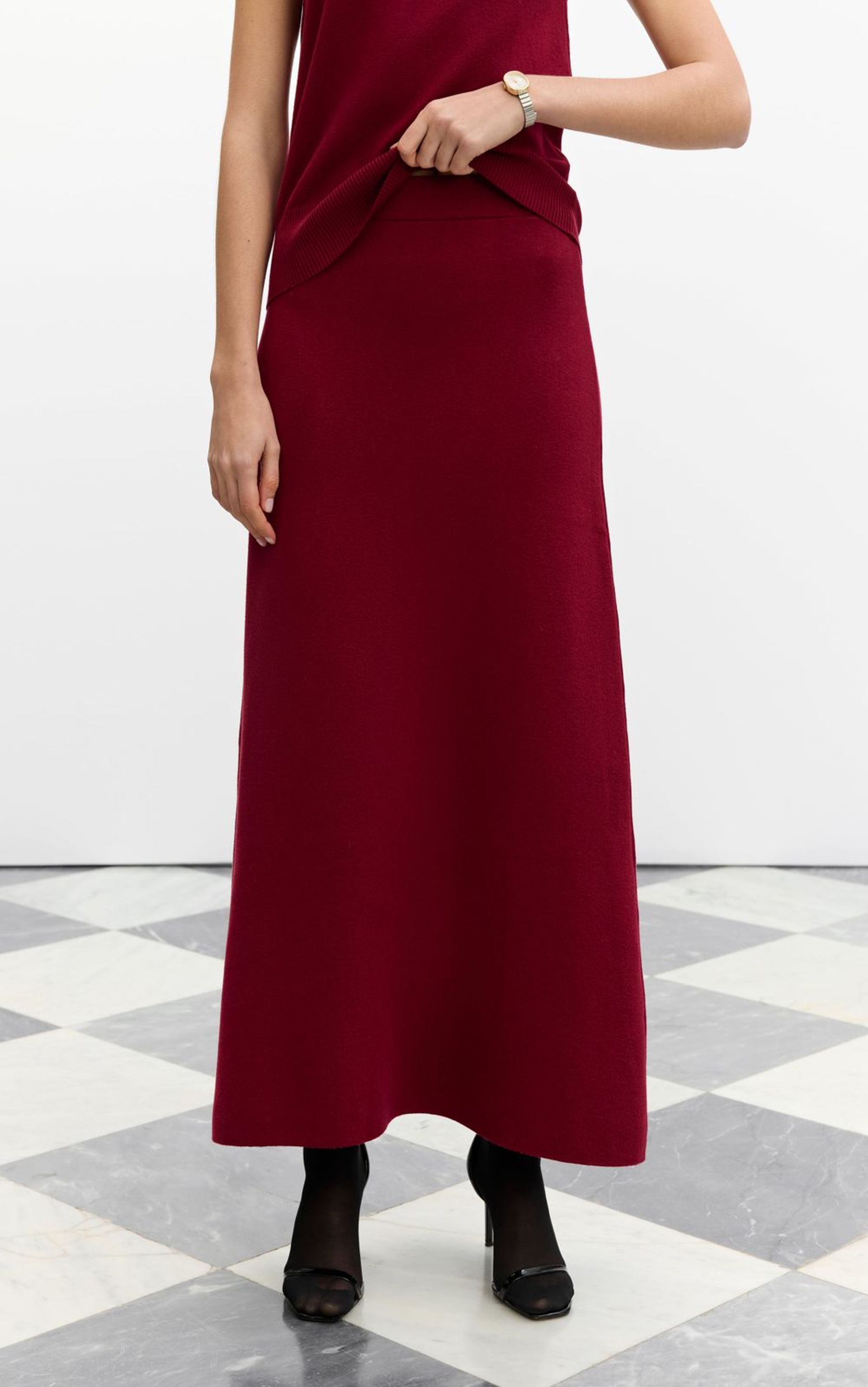 COZY Wool Set with Sweater and Pants - Red | COOSH