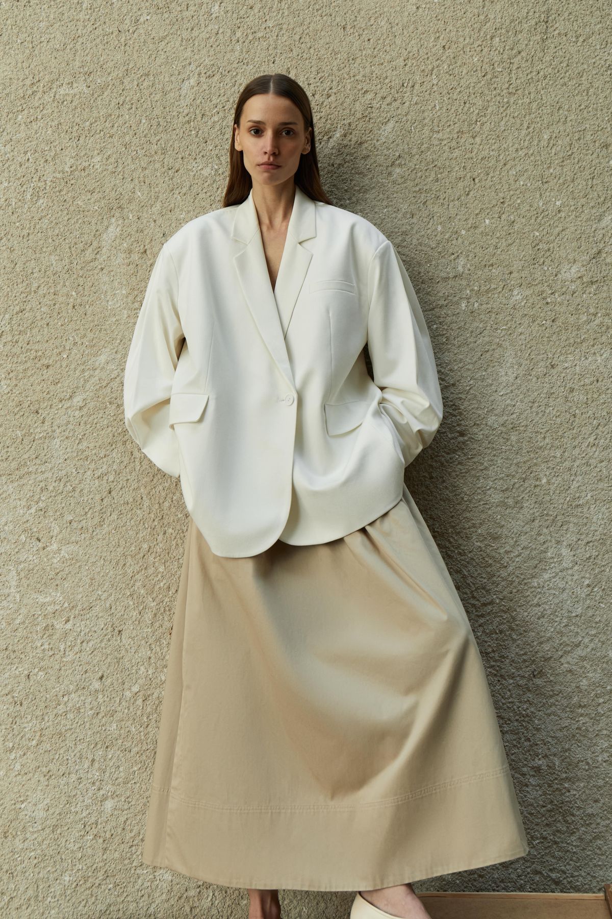 Жакет-трансформер з трьома варіантами посадки - Молочний | COOSH