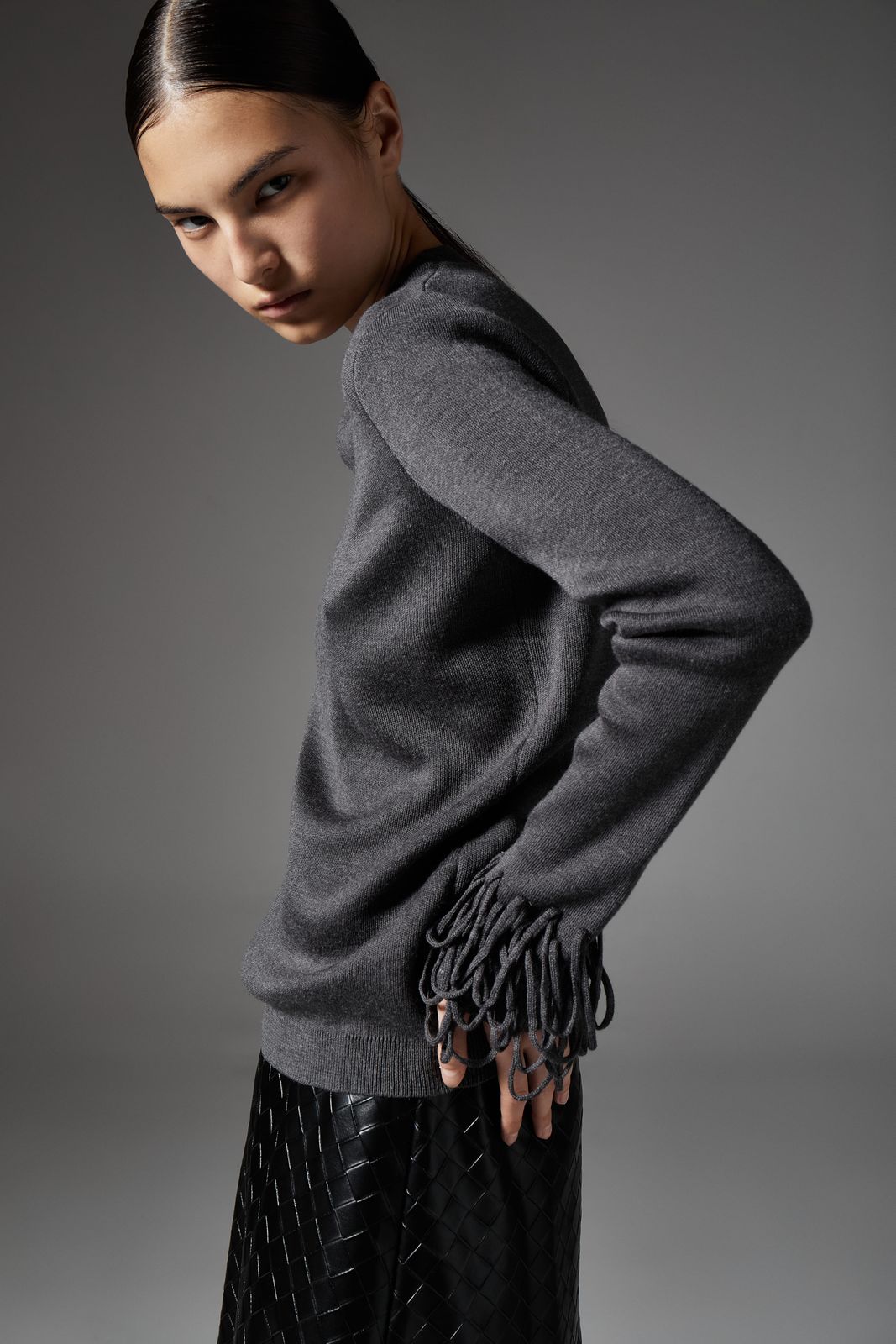 Woollen Sweater MABEL - Graphite | COOSH