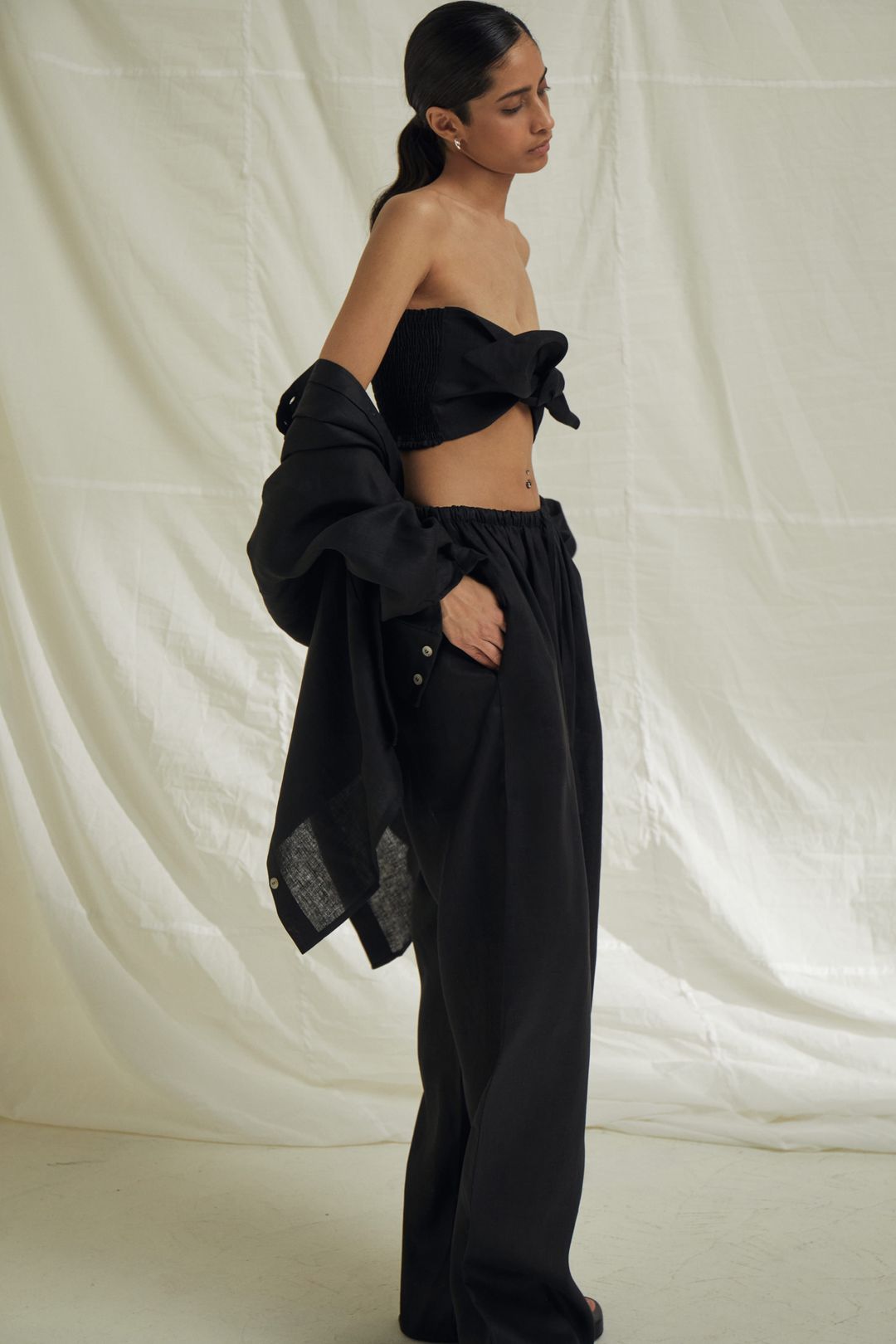 Loose Bustier Dress - Black | COOSH