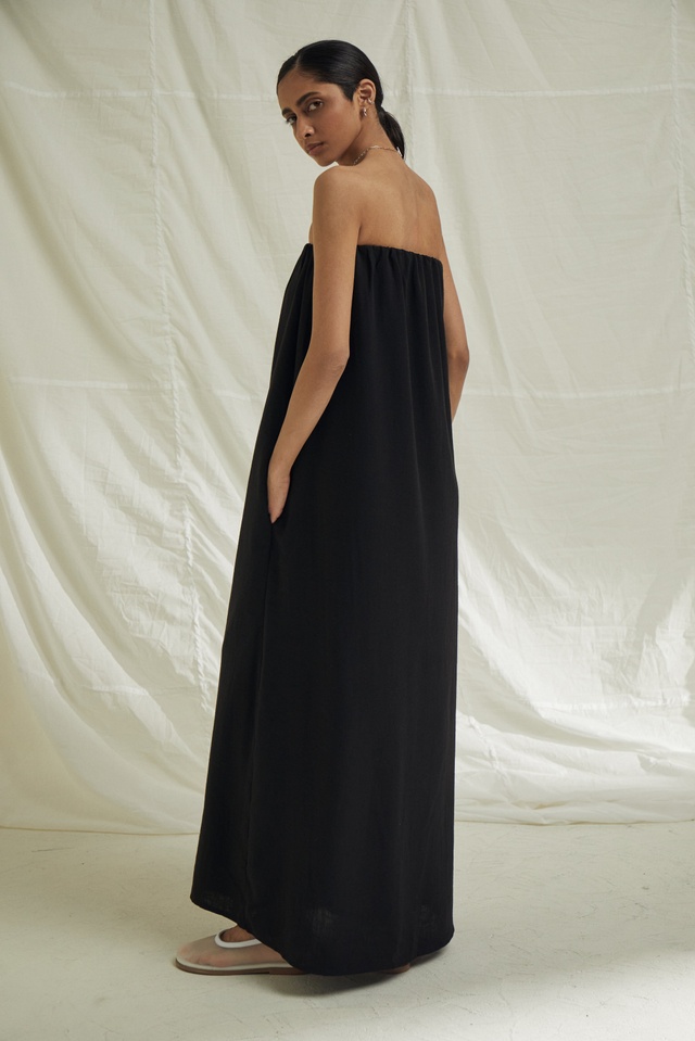 Loose Bustier Dress - Black | COOSH